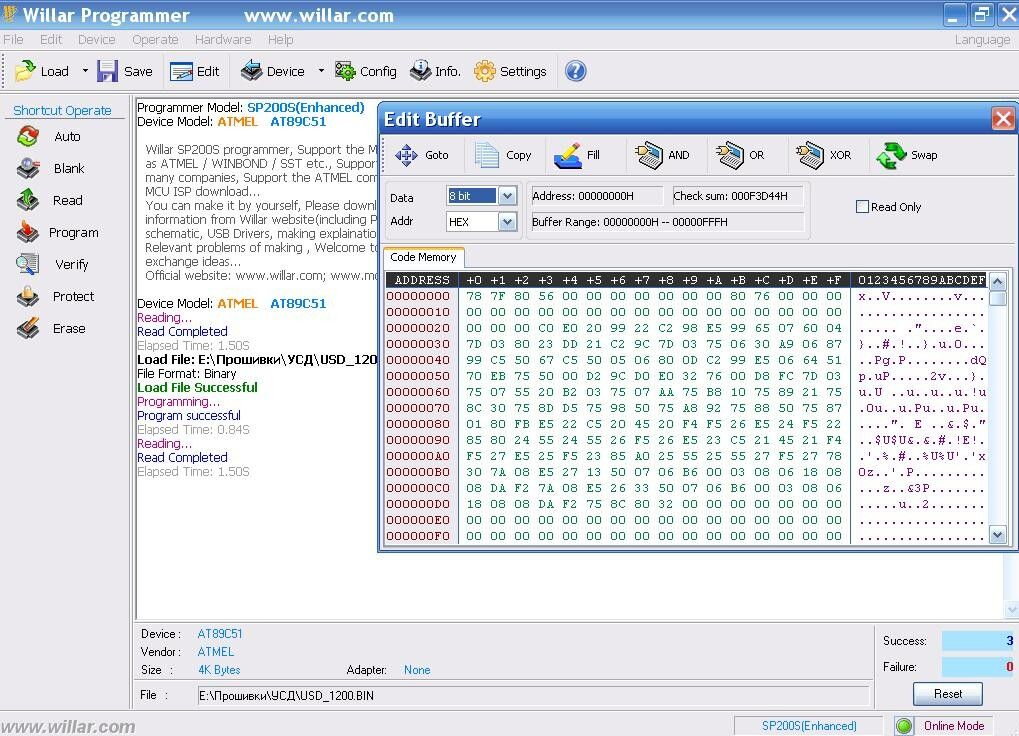 SP200S/SP200SE USB PIC programátor pro ATMEL/MICROCHIP/SST/ST/WINBOND, briv
